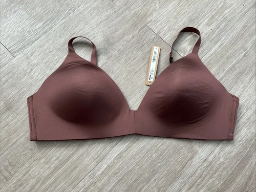 NEW SKIMS Wireless Form T-Shirt Bra BR-WRL-1889 Color Garnet 36DD SHIPS ...
