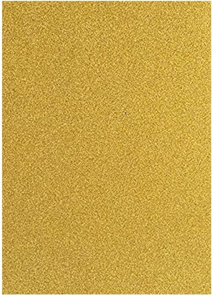 20 Sheets Gold Glitter Cardstock Paper for DIY Art Project, Scrapbook ...