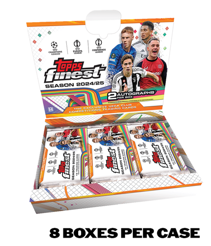 2024-25 TOPPS FINEST UEFA Club Competitions HOBBY BOX (2 AUTOs) UCC | eBay