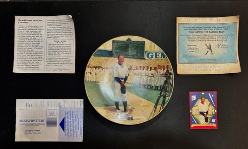 Lou Gehrig - Delphi The Legends of Baseball The Luckiest Man 1992 ...