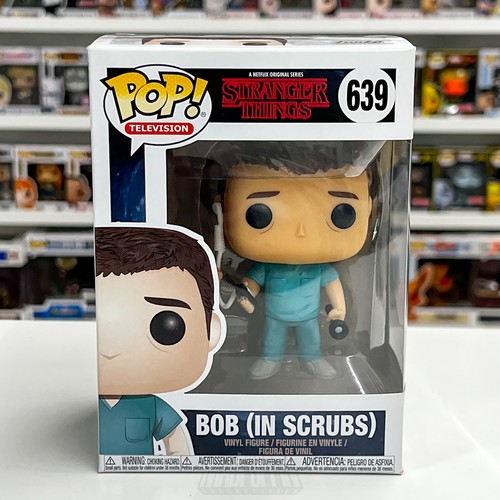Funko Pop Television Stranger Things Bob in Scrubs 639 Netflix Toy ...
