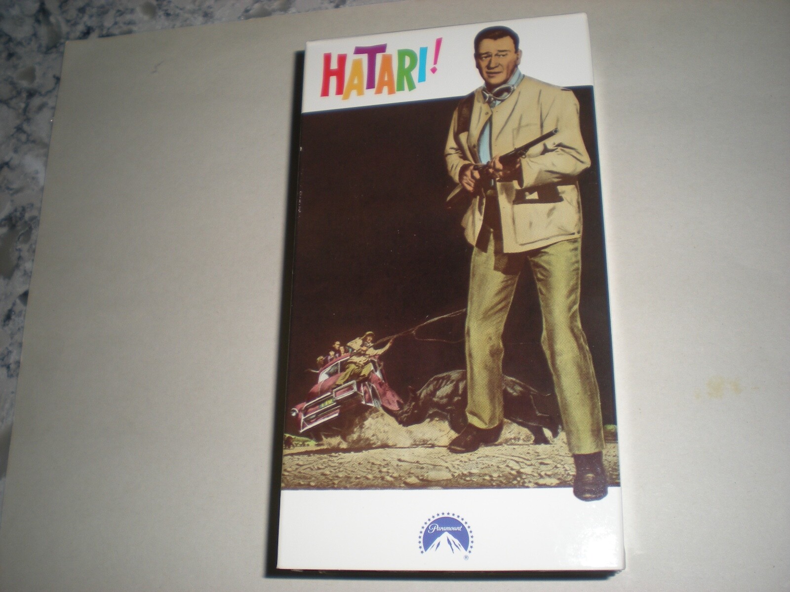 John Wayne "Hatari!" VHS 2 Tape Wide Screen Format Super Clean! | eBay