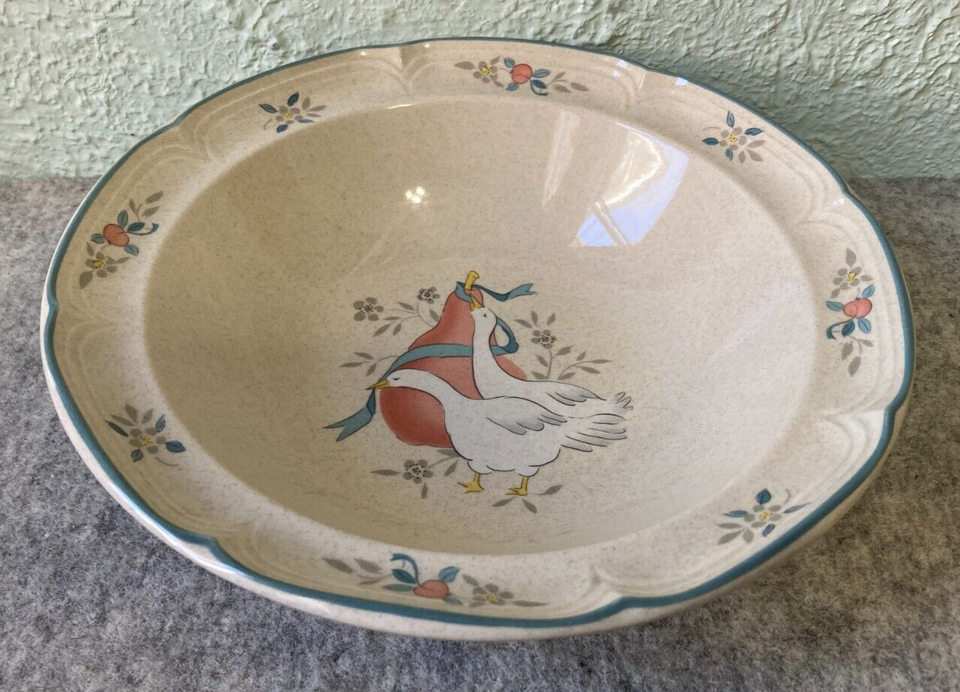 Marmalade Geese Pear International Stoneware Japan Round Vegetable ...