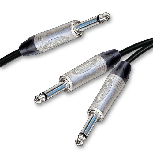 Neutrik Mono Jack Split into 2 Dual Mono Jacks. Guitar Amp Splitter ...