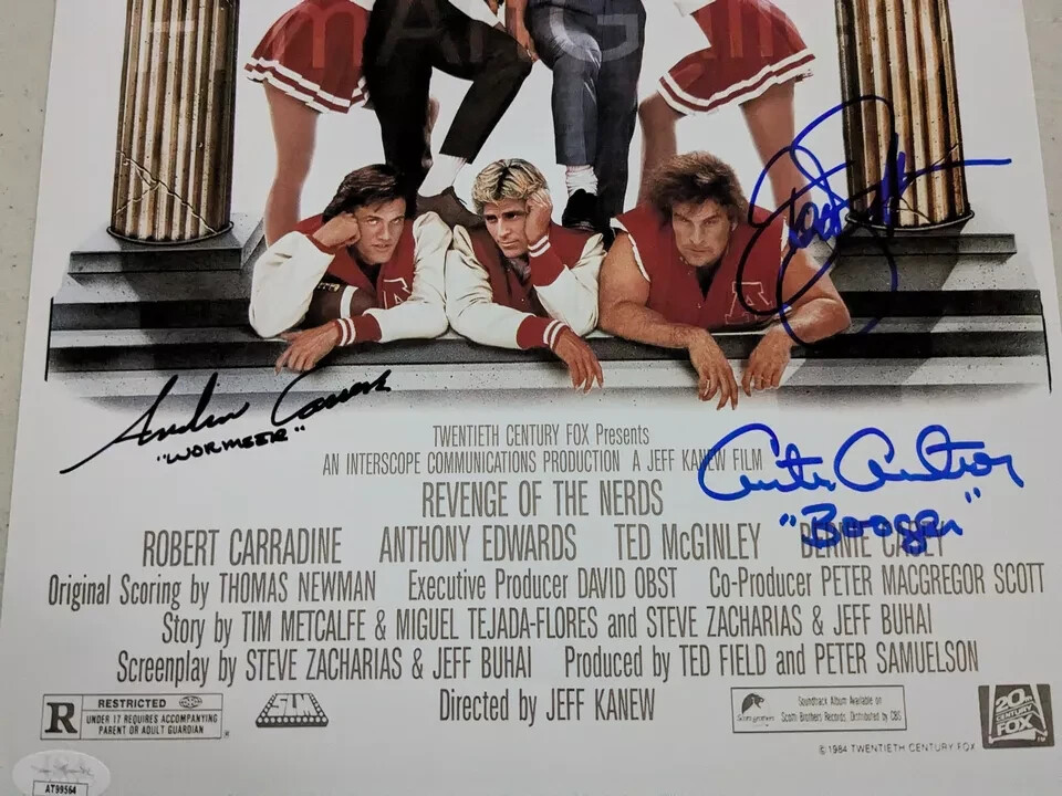 Revenge Of The Nerds 7x Cast Signed 11x17 POSTER Autograph JSA COA | eBay