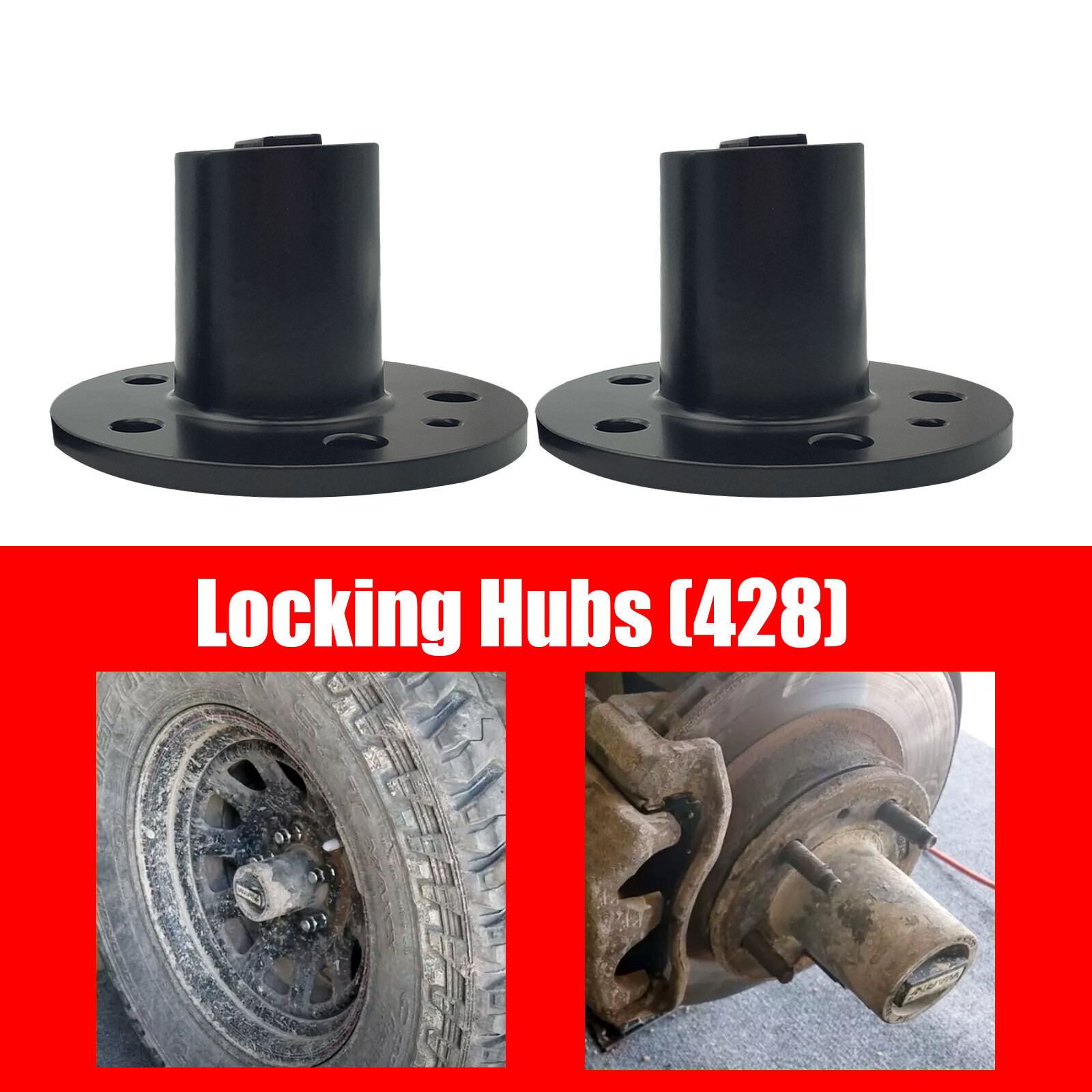 Set of 2 Locking Hubs 27 Spline Axles For 1983-1997 Ford Ranger ...