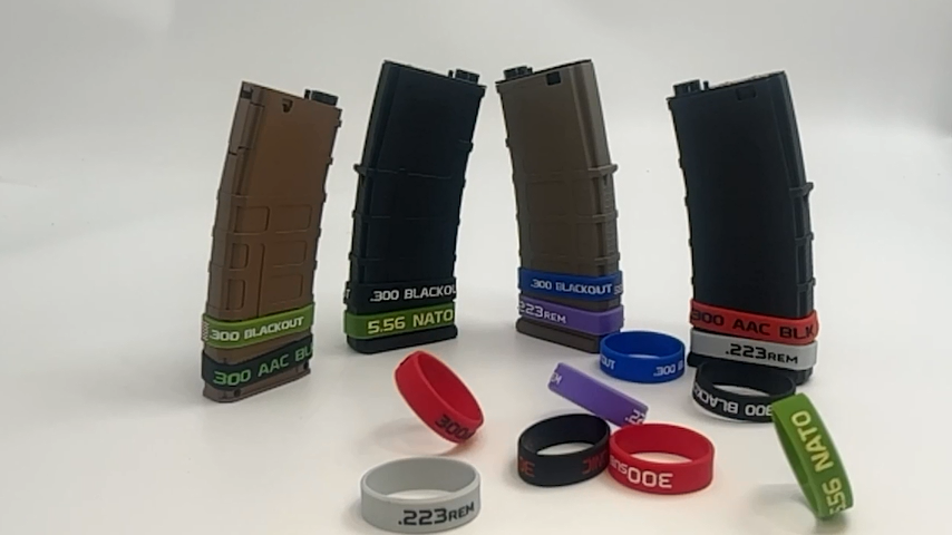 7.62x39 Magazine Marking Bands 6 or 12 Pack Rubber Band Magazines ID | eBay