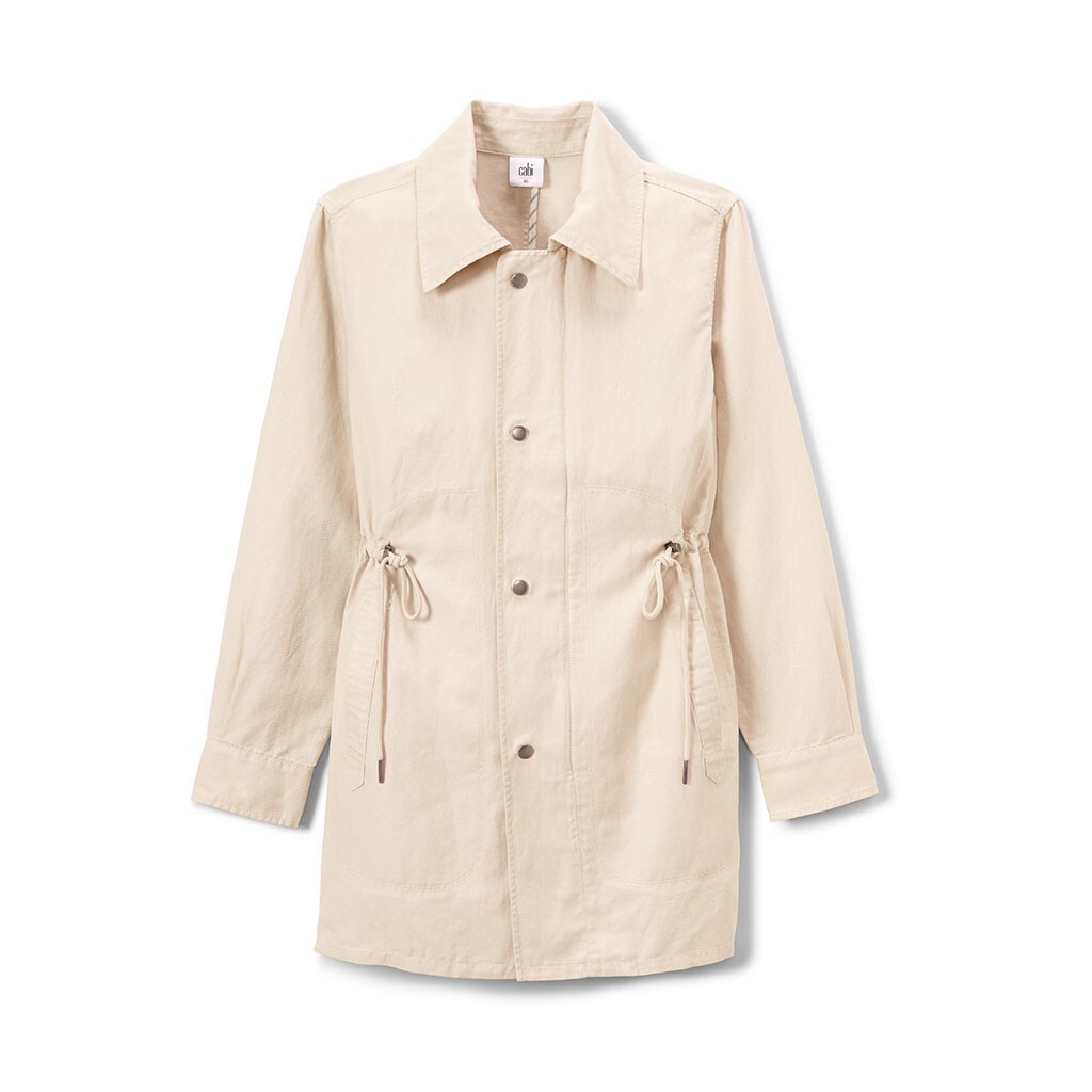 cabi Spring 2023 Excursion Anorak Neutral Beige Color Size XXS Free ...