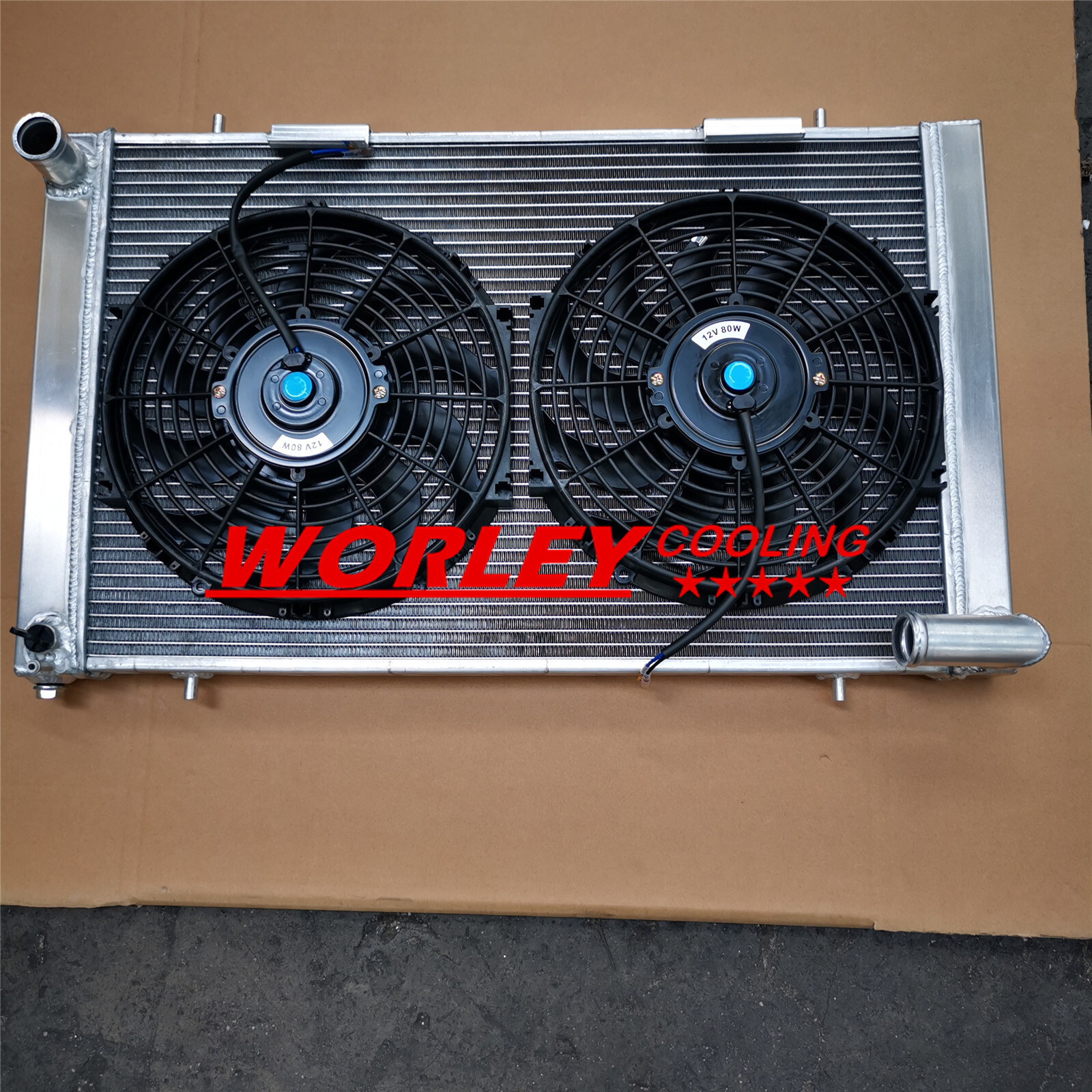 CA-Radiator & FANS FOR LAND ROVER 90-110 DHMC 2.3D/2.5D/3.5G; DEFENDER ...