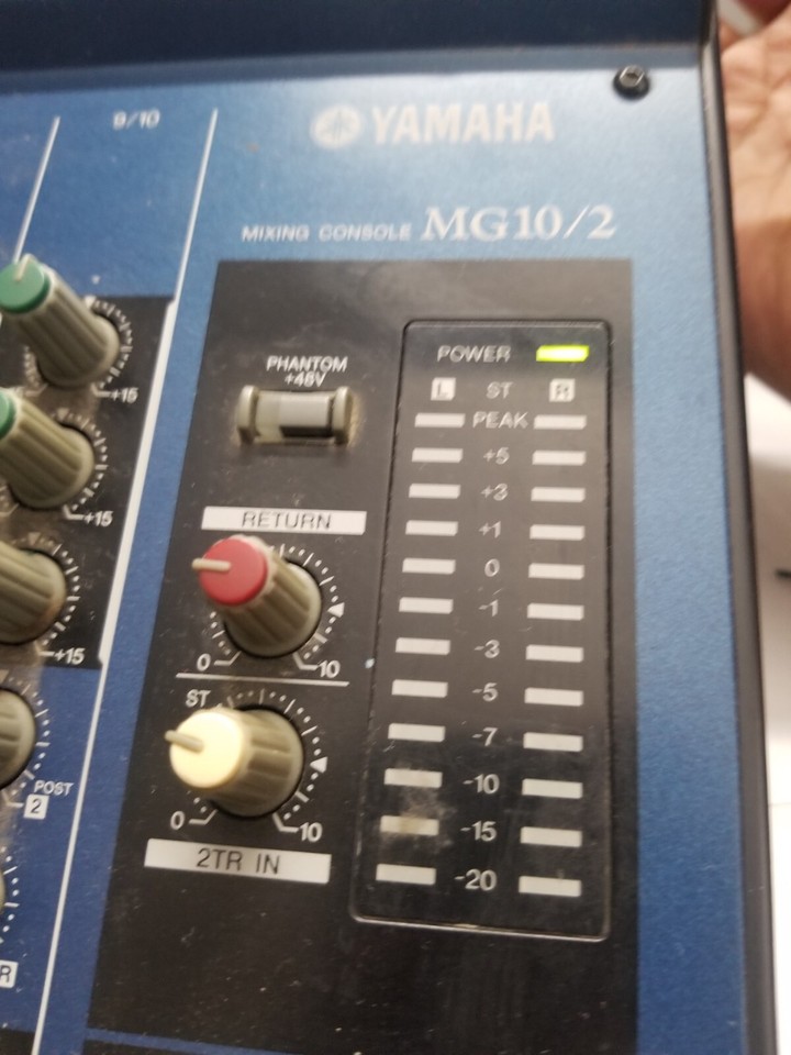 Yamaha MG10/2 Mixing Console Blue in color Multi Channel Mixer. Read ...