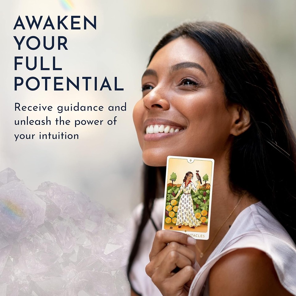 RYVE Awaken Tarot Cards with Guide Book - Inspired by The Rider Waite ...