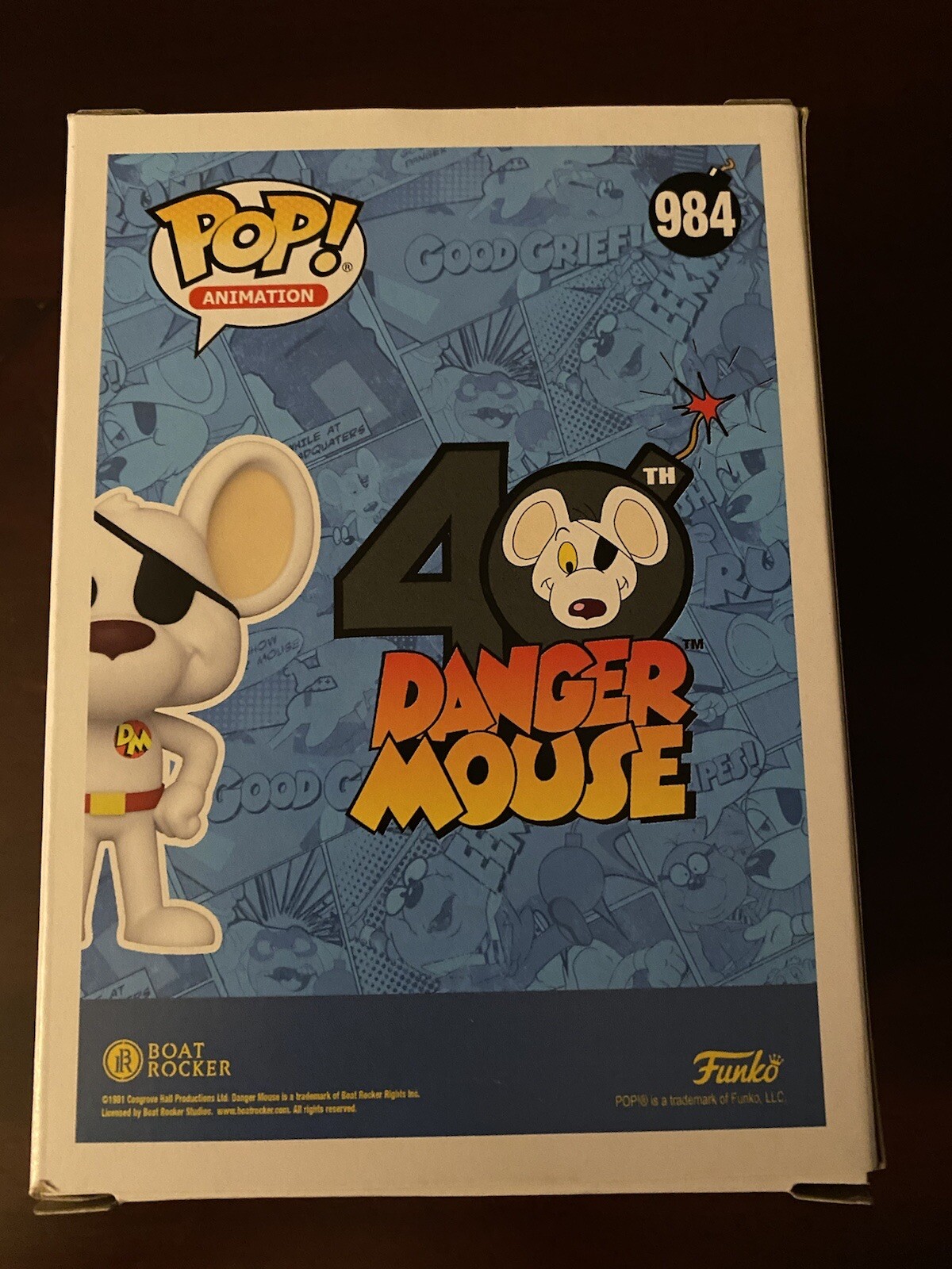 Funko POP! Danger Mouse #984 2021 Summer Convention SDCC Funkon Vinyl ...