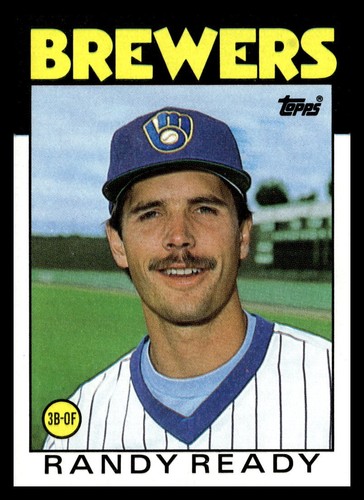 1986 Topps #209 Randy Ready Milwaukee Brewers Baseball Card | eBay