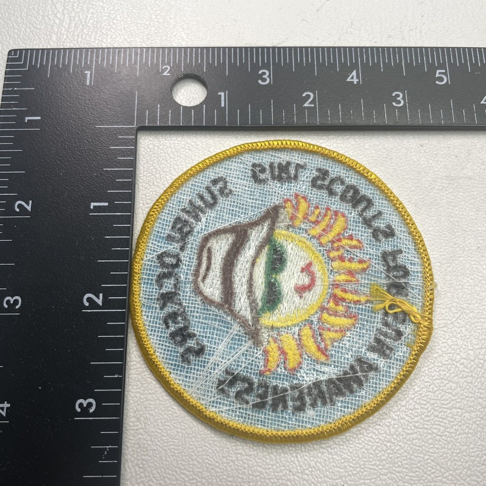 Sun Wearing Sunglasses SUNBLOCKERS Girl Scouts For Sun Awareness Patch ...
