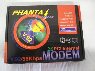 Phanta-Link V.90/56kbps PCI internet Modem | eBay
