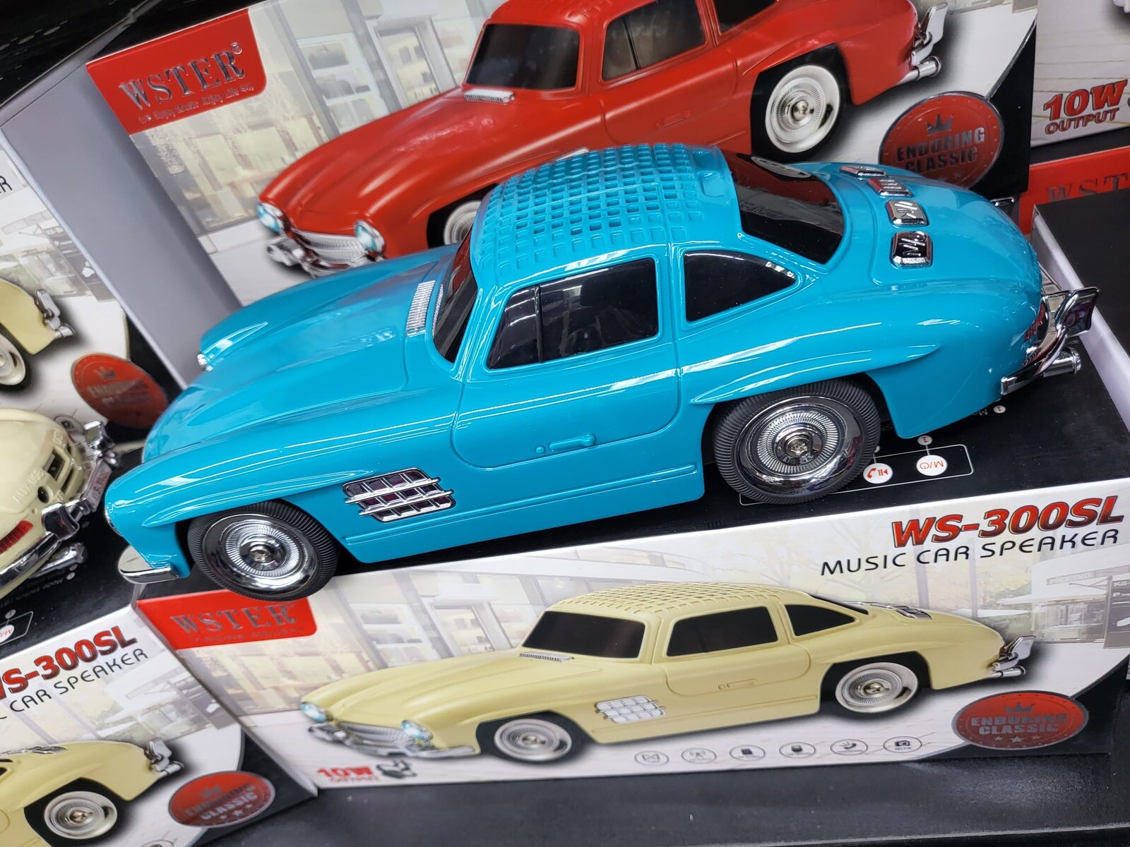 bluetooth speaker WSTER Music CAR WS-300S 2Lb 10”6” Fm Radio USB ...