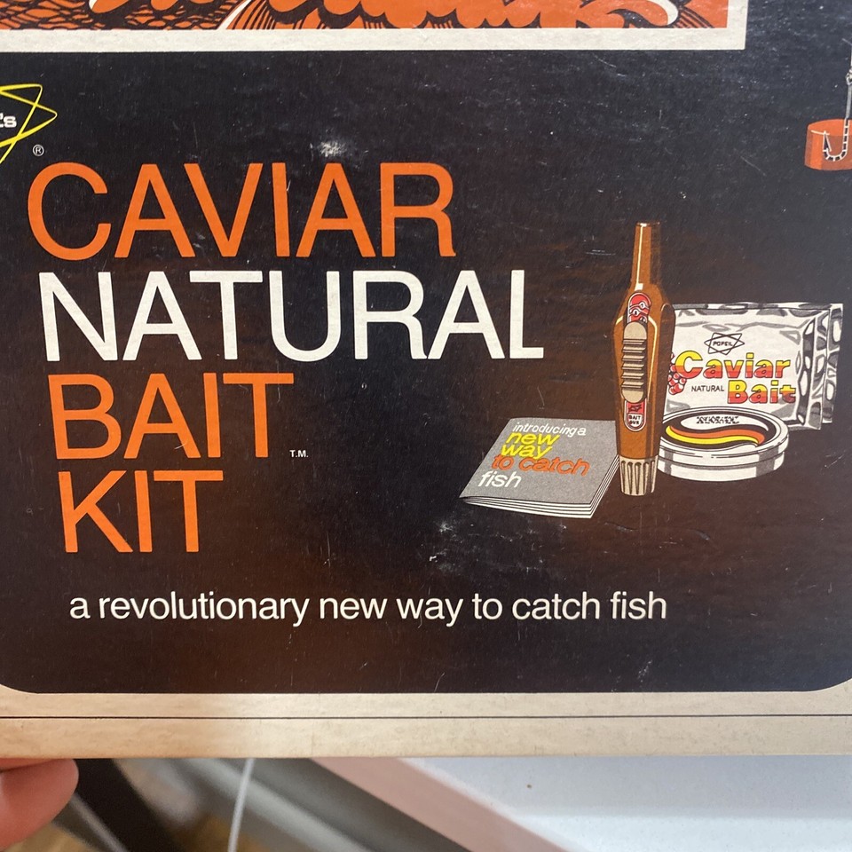 Vintage & Rare POPEIL'S Caviar Natural Bait Kit Original Box 1975 Unused | eBay