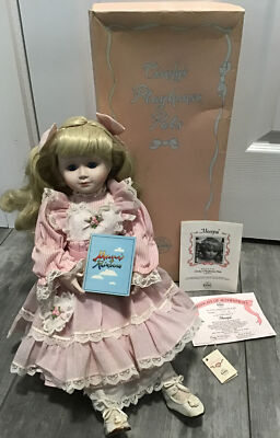 Vntg Edwin Knowles Cindy’s Playhouse Pals Collection “Meagan”Porcelain ...