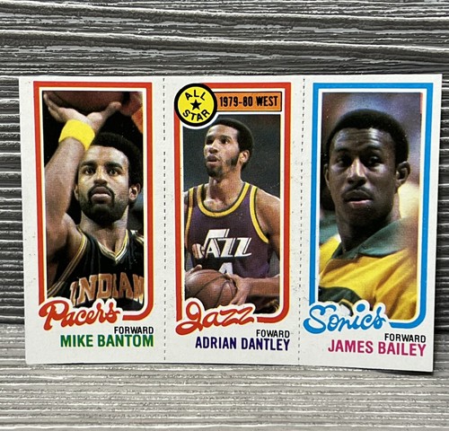 1980-81 Topps Basketball Mike Bantom / Adrian Dantley / James Bailey ...