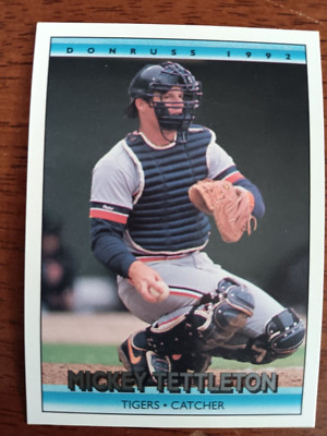 MICKEY TETTLETON DETROIT TIGERS 1992 DONRUSS BASEBALL CARD #85 | eBay