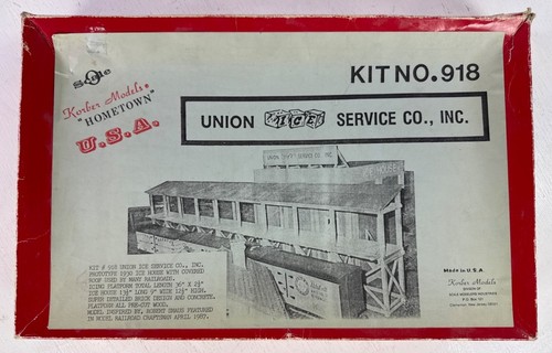 Korber Models Kit No 918 Union ICE Service Co., Inc. Hometown USA ...