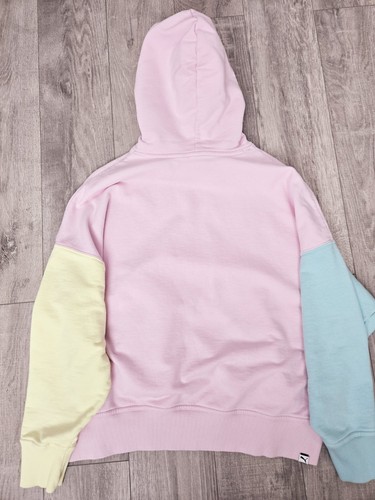 Puma Hoodie Soft Pink Powder Blue Butter Yellow Drop Shoulder Oversized ...
