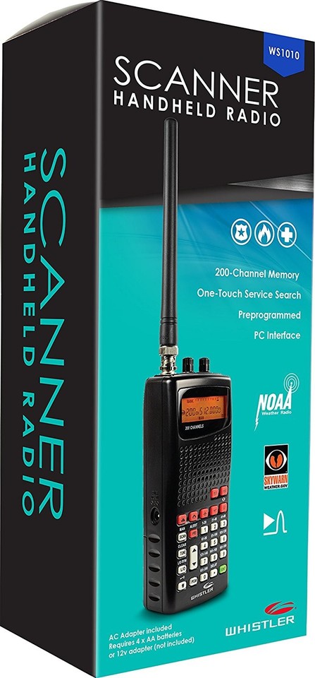 Whistler WS1040 Handheld Scanner Radio Digital Trunking 700MHz 1,800 ...