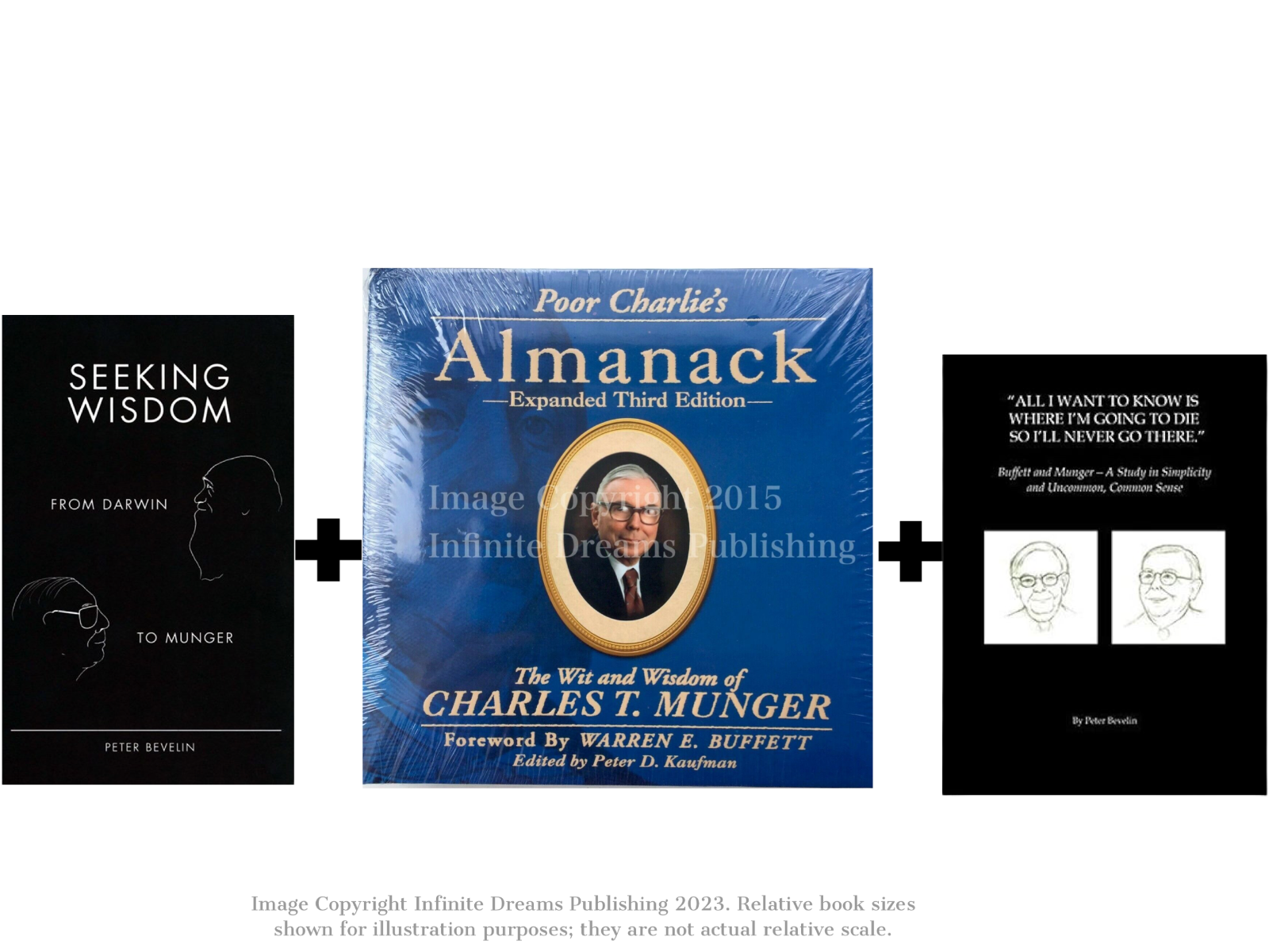 3 BOOK DEAL CHARLIE MUNGER Seeking Wisdom + Poor Charlies Almanack ...