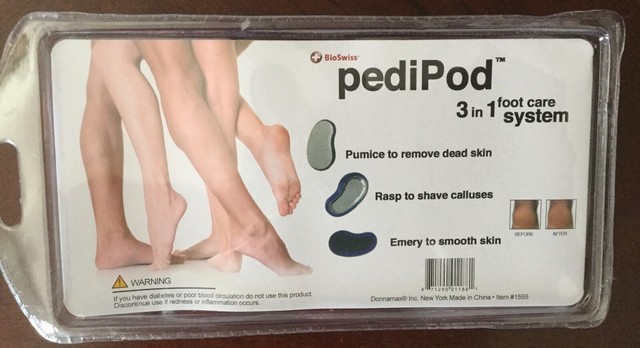 Pedicure Set 3 in 1 BioSwiss PEDIPOD Pumice Rasp Emery for sale online ...