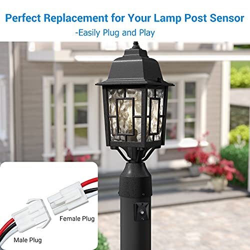 Dusk to Dawn Sensor 120V Lamp Post Light Sensor Photoelectric Switch ...