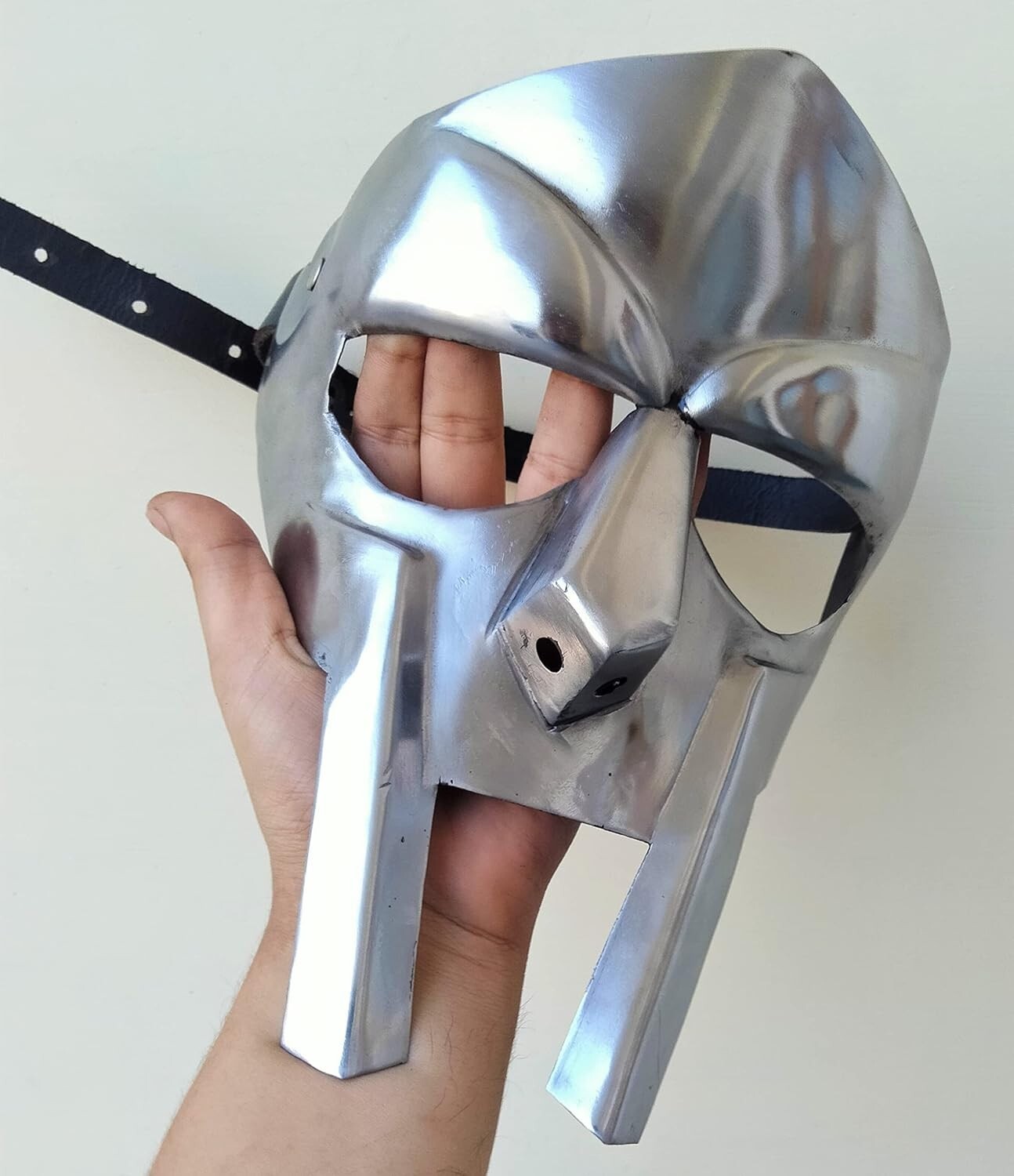 Christmas MF Doom Mask Iconic Rapper Mad-Villain Mask Steel Face Armour ...