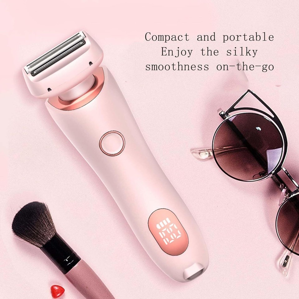 Lady Shaver, 2 in 1 Electric Shaver Razors for Women, Gentle on Skin ...