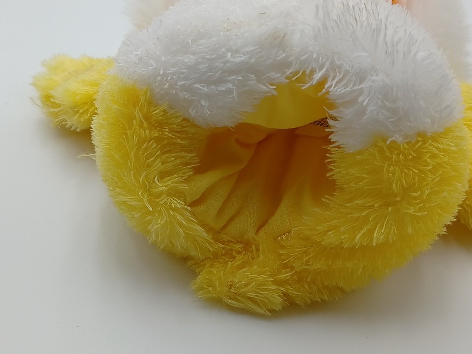 Kids of America Yellow Duck Bird Hand Puppet Plush Stuffed Animal ...