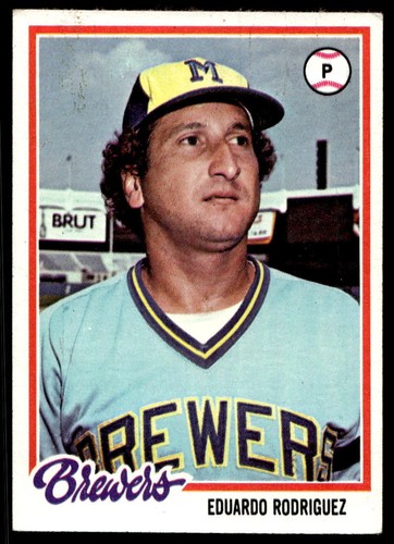 1978 Topps 623 Eduardo Rodriguez Milwaukee Brewers Baseball Card | eBay