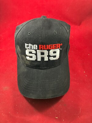The Ruger SR9 Black Strapback Hat Cap Embroidered | eBay