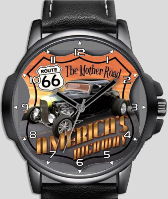 Vintage Car Americas Route 66 Art Stylish Rare Quality Wrist Watch | eBay