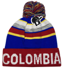 COLOMBIA Pompom Plush Lining Knit cap Beanie Knitted Warm Ski Winter ...