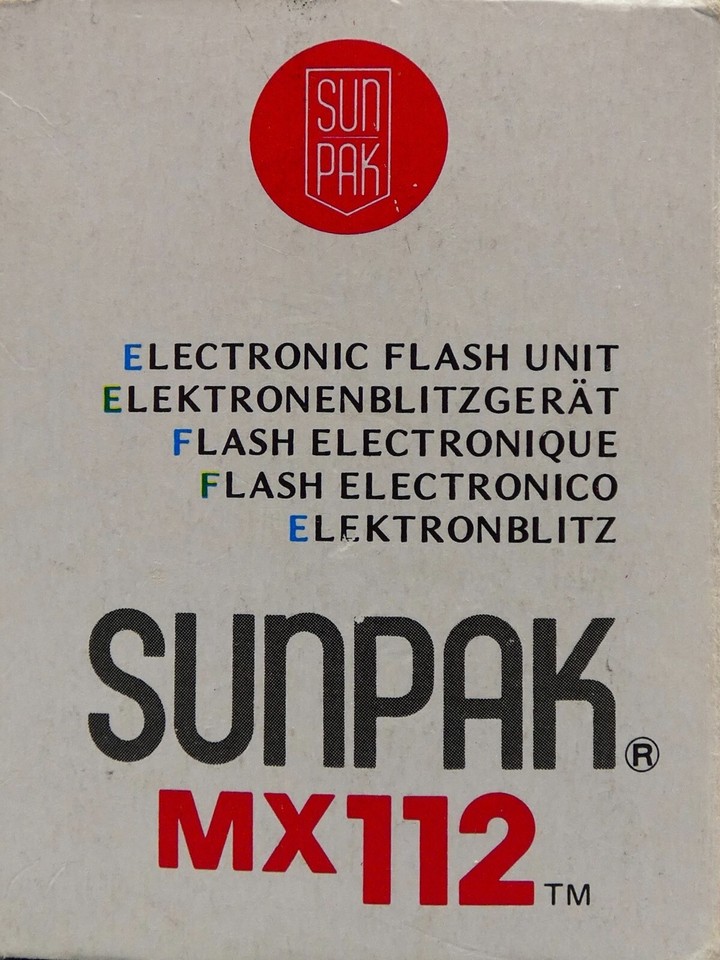 Sunpak MX112 Electronic Flash Unit – Boxed with Manual | eBay UK