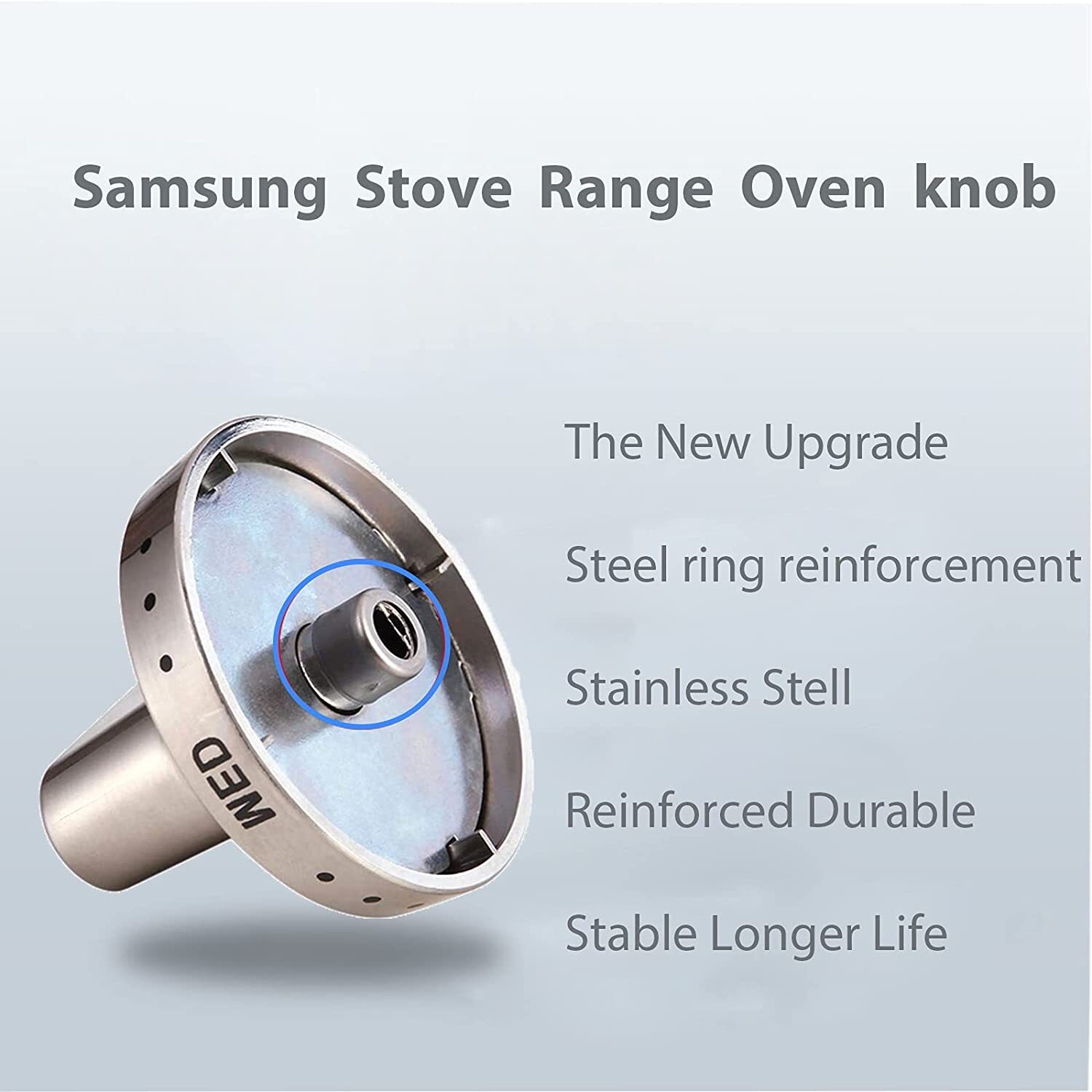 5x DG64-00472A DG68-00101B Gas Stove Replacement Knobs For Samsung ...