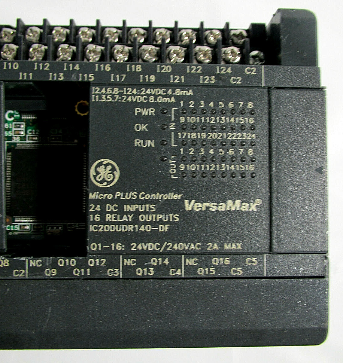 GE Versamax Micro Plus Controller IC200UDR140-DF ~ For PARTS/ REPAIR | eBay