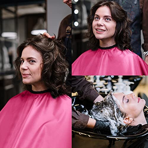 Short Makeup Cape for Women Men Mini Makeup Bib Haircut Cape for Makeup ...