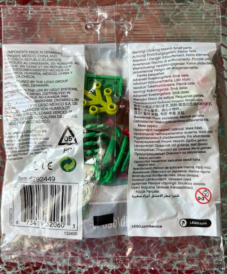 Lego XTRA Botanical Accessories #2 Set 40376 Trees, Flowers, Fences ...