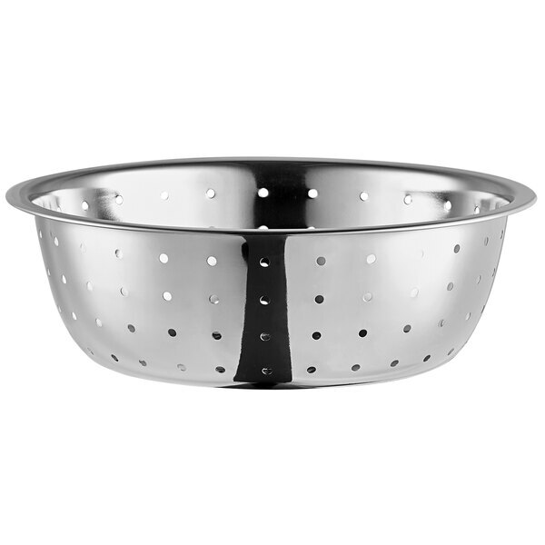 Stainless Steel Chinese Colander with Large Holes (select size below ...