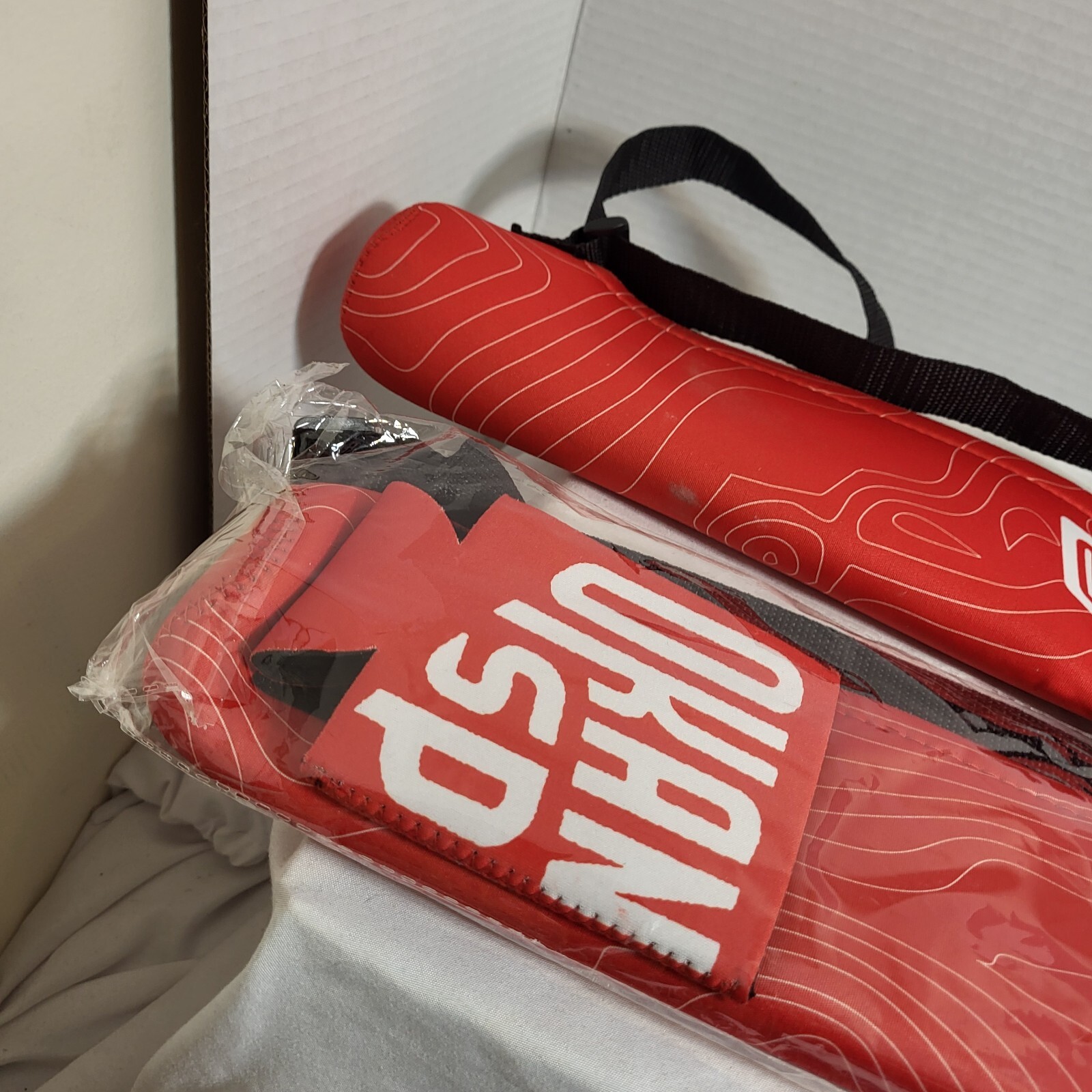 OKANAGAN SPRINGS Sling Bag Two Feet Long Beer Cooler Coozy Sling set of ...