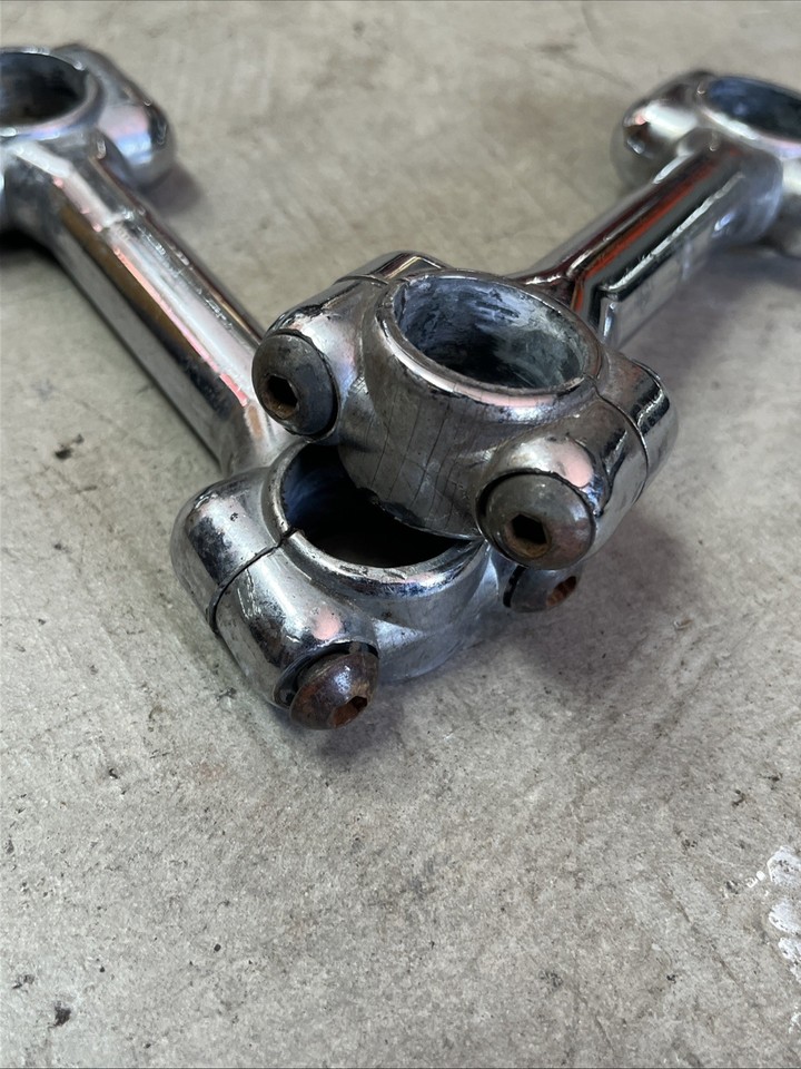 1” Finch Dogbone Handlebar Risers Springer Triumph Harley Chopper ...