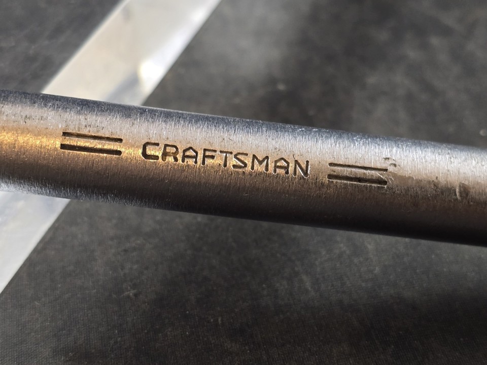 Vintage Craftsman Tools USA 1/2" Drive L-Shape Breaker Bar Extension ...
