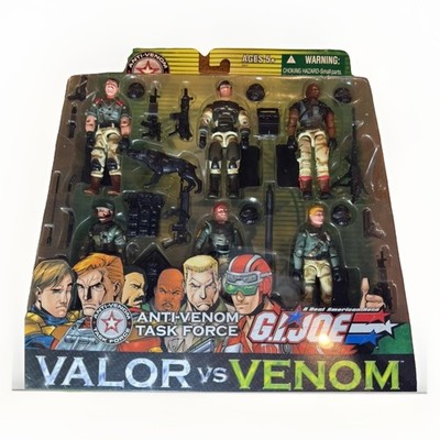GI Joe Valor Vs Venom ANTI VENOM TASK FORCE 2004 TRU exclusive 6 pack ...