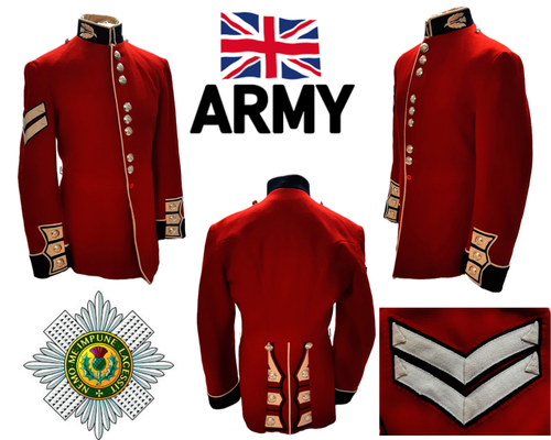Scots Guards Tunic British Army Corporal Royal Footguards Red Jacket 42 ...