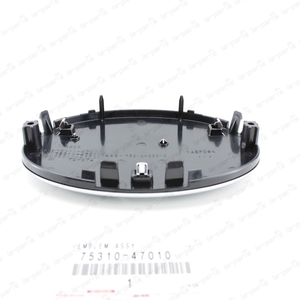 NEW GENUINE TOYOTA HYBRID FRONT RADIATOR GRILLE EMBLEM BADGE 75310 ...