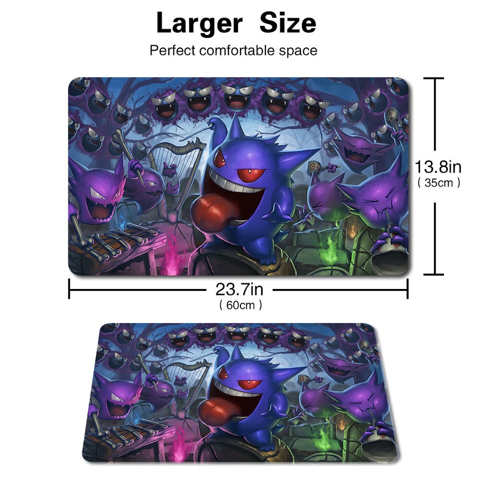 312899 - Board Game Pokemon Gengar Playmat Games Mousepad Play Mat of TCG | eBay